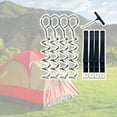 4Pcs Tent Stake Anchors with Strap Portable Trampoline Stakes Tie Down ...