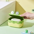 BIBABLYKE Portable Soap Dish with Drainages Holes for Bathroom Kitchen ...