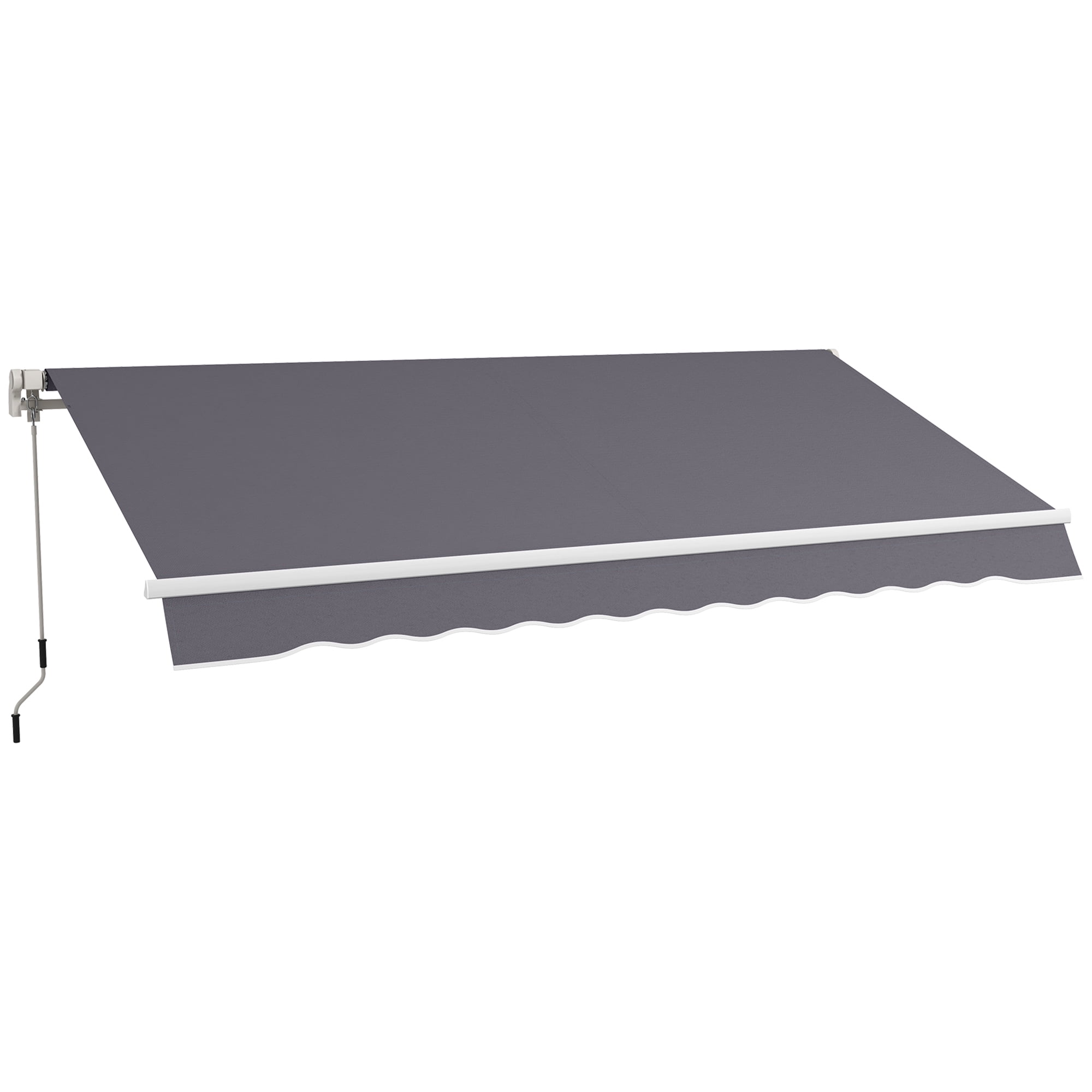 Click here for Outsunny Retractable Awning Manual Sun Shade Shelt... prices