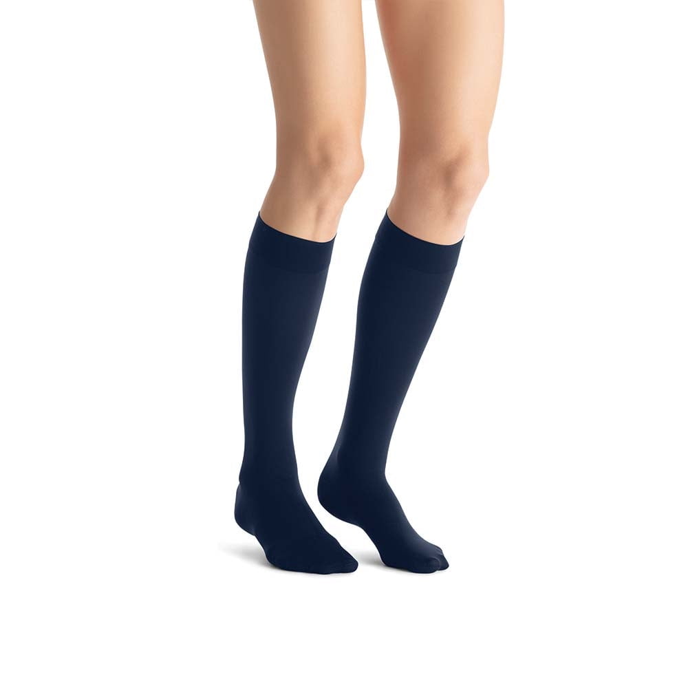 JOBST Opaque Compression Stockings, 20-30 mmHg, Knee High, SoftFit Band ...