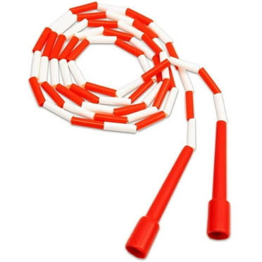 Champion Sports Segmented Plastic Jump Rope, 16 Ft., Red/Blue/White ...