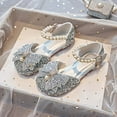 hzomhy Flat Crystal Princess Shoes For Girls Performance Stage Host ...