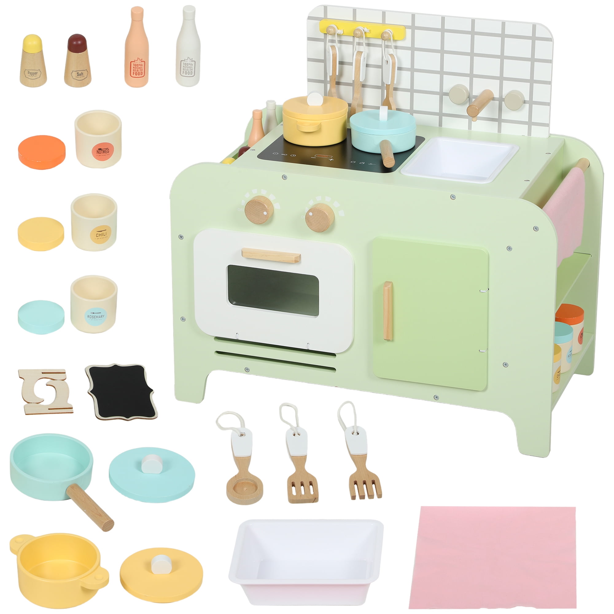 Click here for Qaba Kids Kitchen Playset  Play Kitchen With 15 Ac... prices