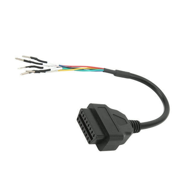 OBD2 Female Connector Cable, High Reliability 5 Pinout Diagnostic ...