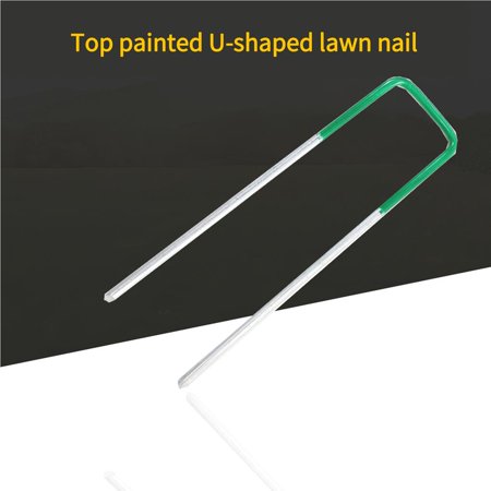 10pcs Ground Staples 6-inch Weed Barrier Lawn Turn Pin 10pcs Pins U ...