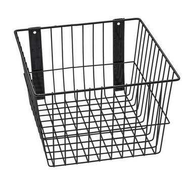Universal Wire Basket, Black - 24 x 12 x 8 in. - Walmart.com