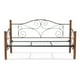 Doral Complete Metal Daybed with Link Spring Support Frame and Scrolled ...