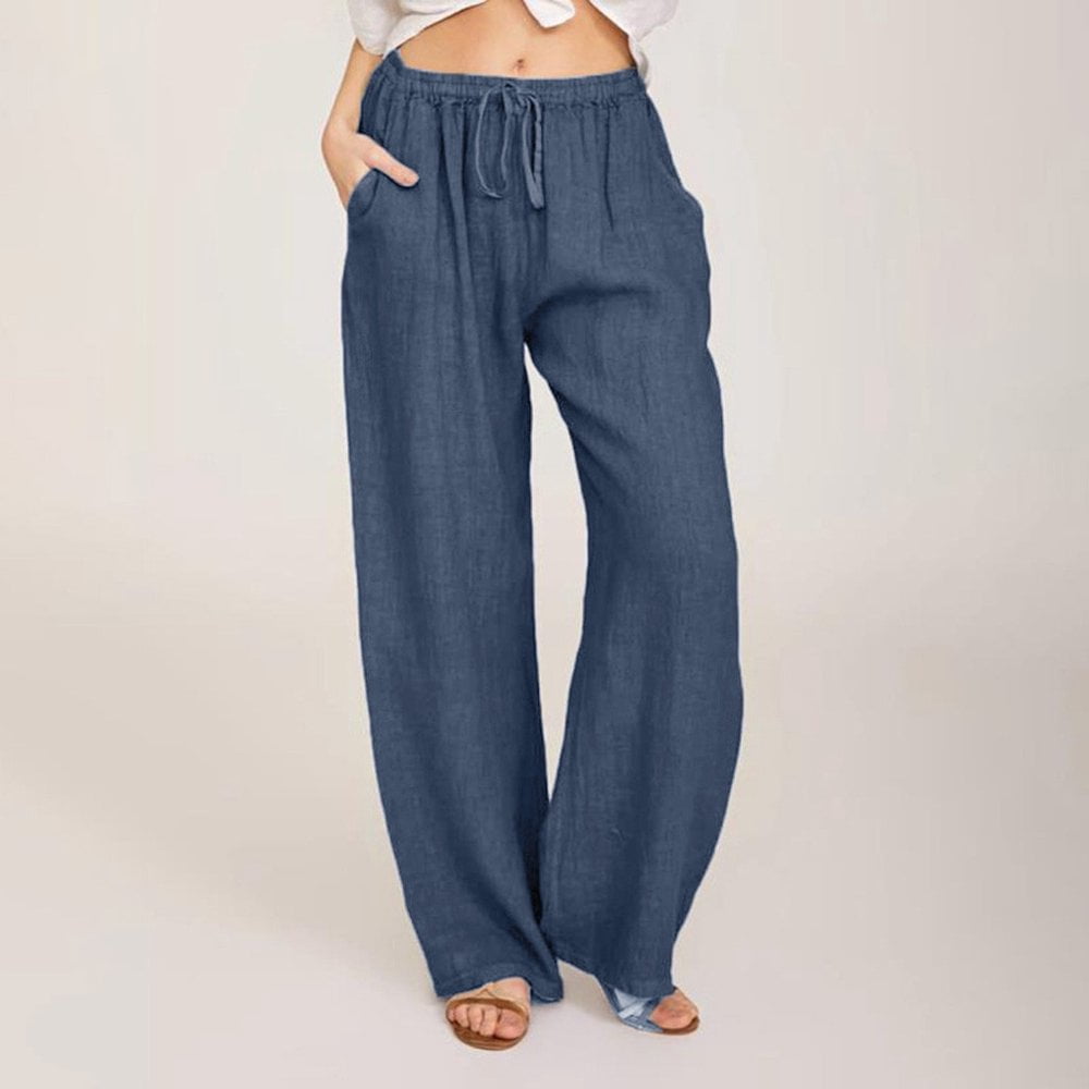 Click here for Generic Womens Pants Flowy Pants Casual Loose Wide... prices