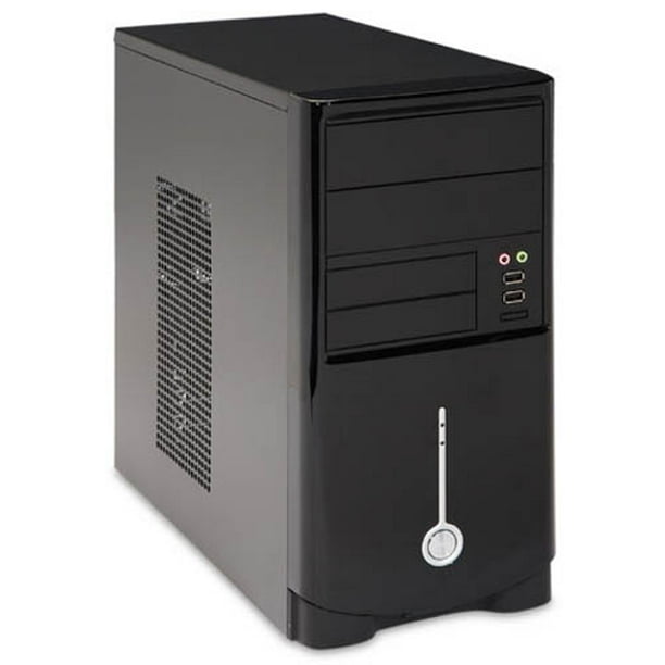 HEC 6T Series 6T10LITE Black SECC Steel MicroATX Mini Tower Computer ...