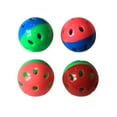 6-Pack 2-Tone Plastic Ball with Bell, Assorted, 24 Pieces - Walmart.com