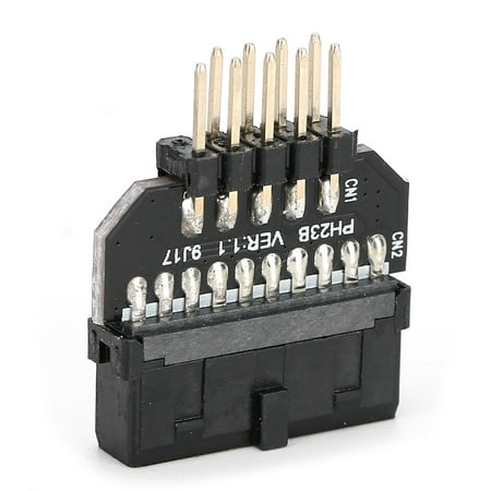 Motherboard Plug Adapter, Front Panel Plug Connector, PE Bag USB3.0 19 ...