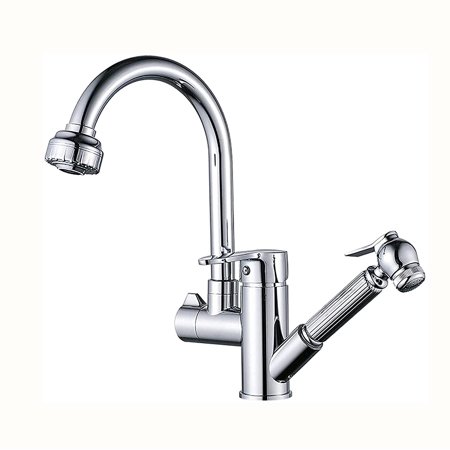 Kitchen Sink Taps 2 Function Outlets Kitchen Mixer Tap Faucet with Pull ...