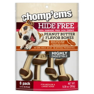 Chomp'ems Chicken Hide Free Dog Chews - Rawhide Free Dog Treats - No ...