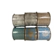 Charmed 2.5" Christmas Wire Edged Ribbon 3 Yards per Roll; Blue Xmas ...