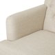 Noble House Ari Contemporary Tufted Fabric 3 Seater Sofa, Beige, Dark ...