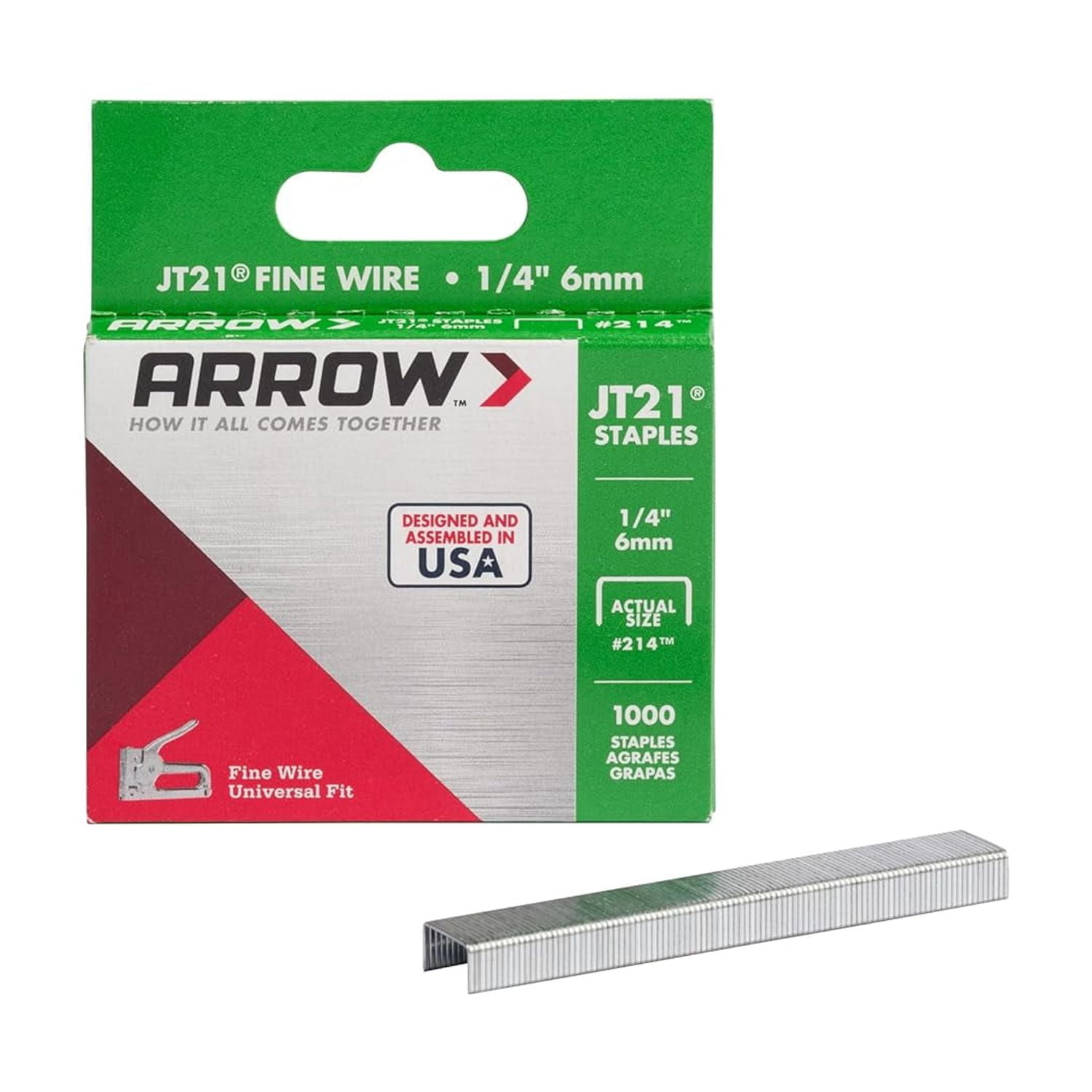 Click here for Arrow 214 Jt21 Thin Wire Staples For Staple Guns A... prices
