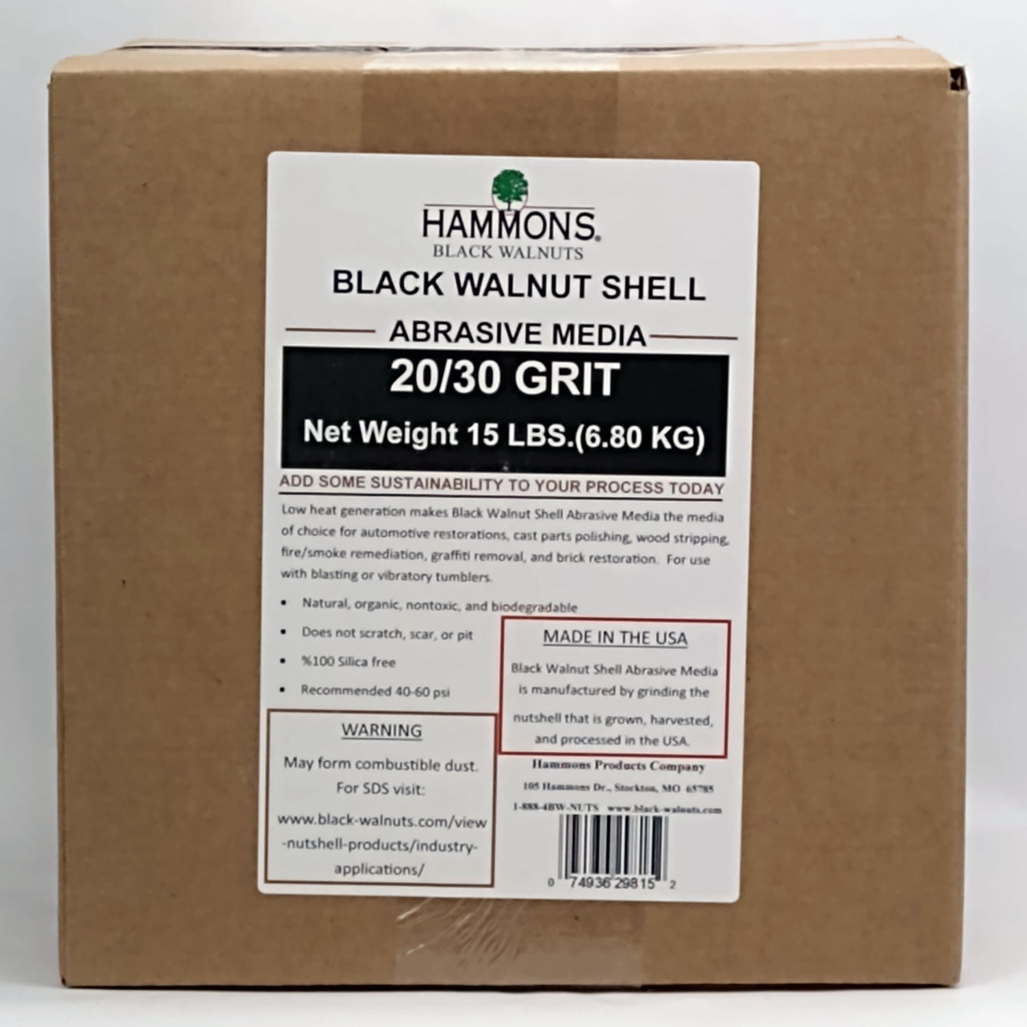Black Walnut Shell Abrasive Media - Walmart.com
