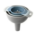 DIYOO 4 in 1 Multi-function Funnel Set Wide Mouth Plastic Funnel Filter ... DIYOO 4 in 1 Multi-function Funnel Set Wide Mouth Plastic Funnel Filter ...