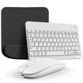 Wireless Keyboard and Mouse Combo with Mouse Pad and Cleaning Cloth ...