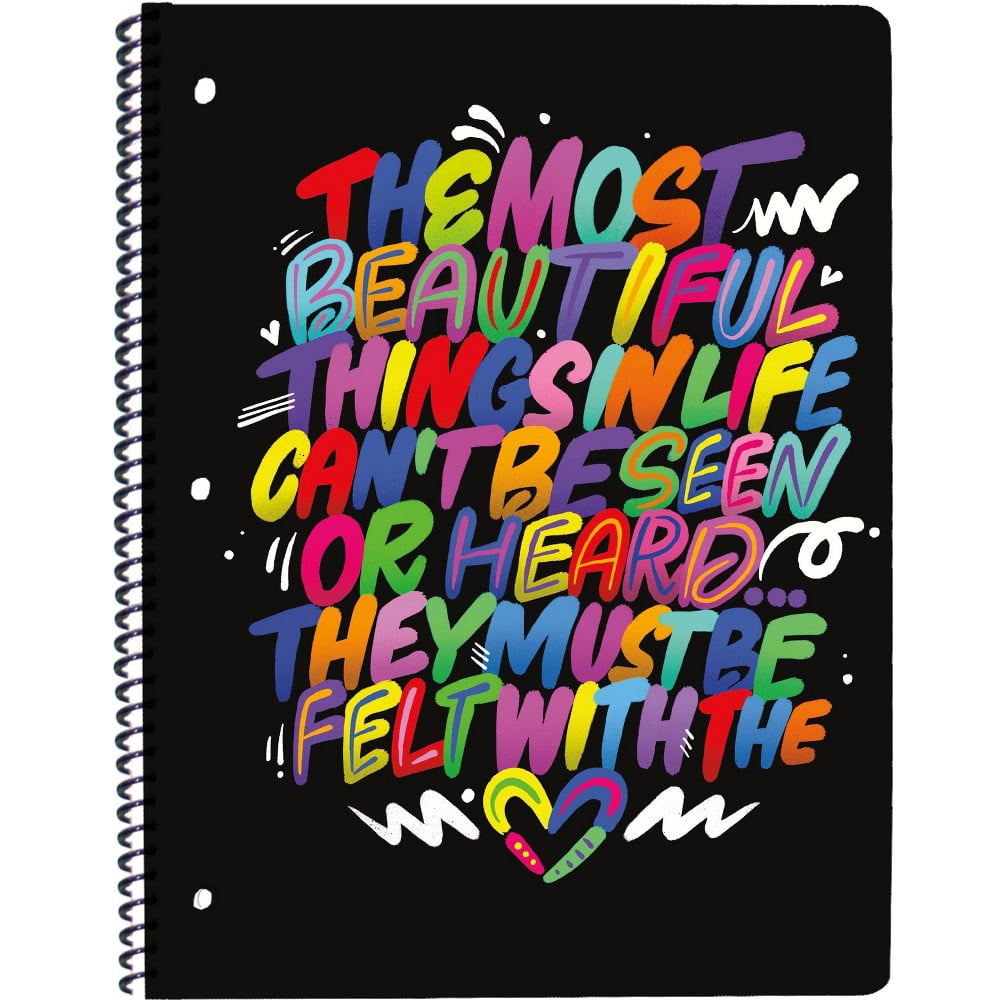 Spiral Notebook 1 Subject College Ruled The Most Beautiful - C.R ...