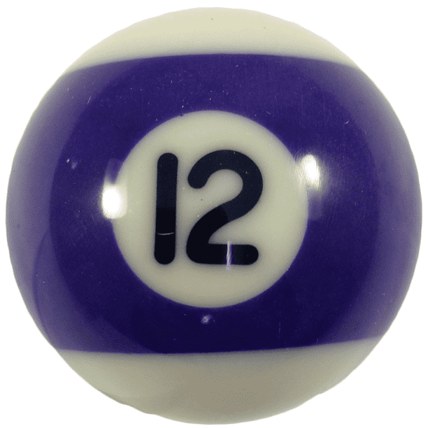 1-1/2" Mini Pool Ball Individual Replacement - #12 Ball - Walmart.com