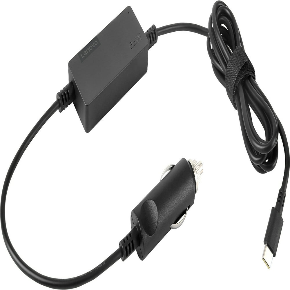 Lenovo 40AK0065WW 65W USB-C DC Travel Adapter - Walmart.com - Walmart.com