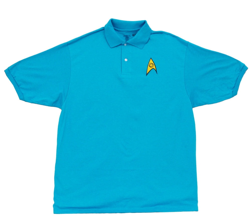 Star Trek Starfleet Spock Science TV Show Adult Polo T-Shirt Tee ...