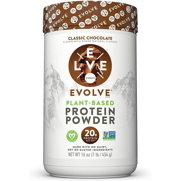 Evolve Protein Powder, Classic Chocolate, 20g Protein, 1 Pound ...