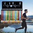 1 Set Iron Medal Holder Frame 14 Hooks Medals Display Hanger Rack with ...