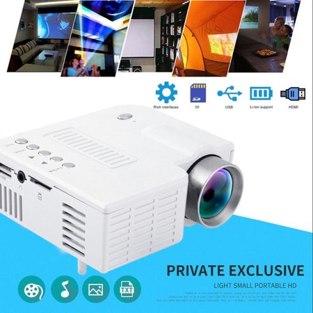 UC28+ Mini Projector Portable 1080P HD Projector Home Cinema Theater ...