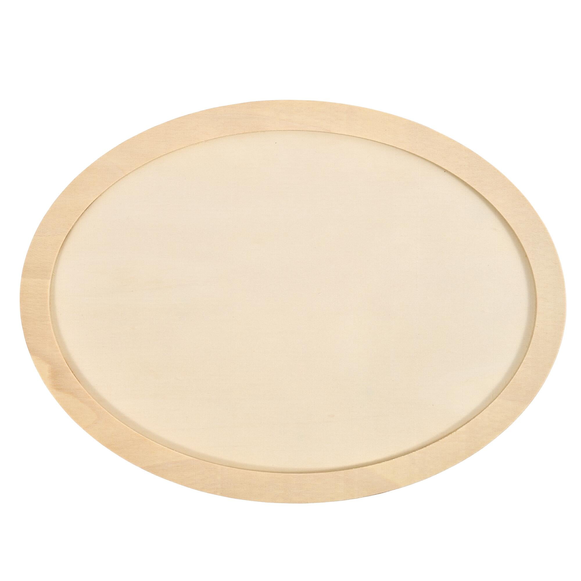 Click here for Plaid Unfinished Oval Wood Plaque  14 X 10.25 14 X... prices