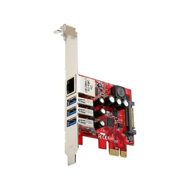 StarTech PCIUSB3S4 4 Port Pci Usb 3.0 Card W/ Sata Power - Walmart.com