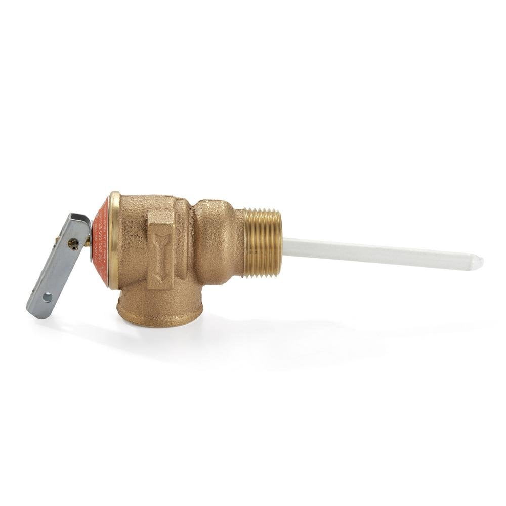 Zurn 817165 3/4 In. Brass Temperature And Pressure Relieve Valve ...