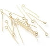 Uxcell 100Pcs Flat Head Pins for Jewelry Making 60mm Stainless Steel Flat Head Jewelry Head Pins ...