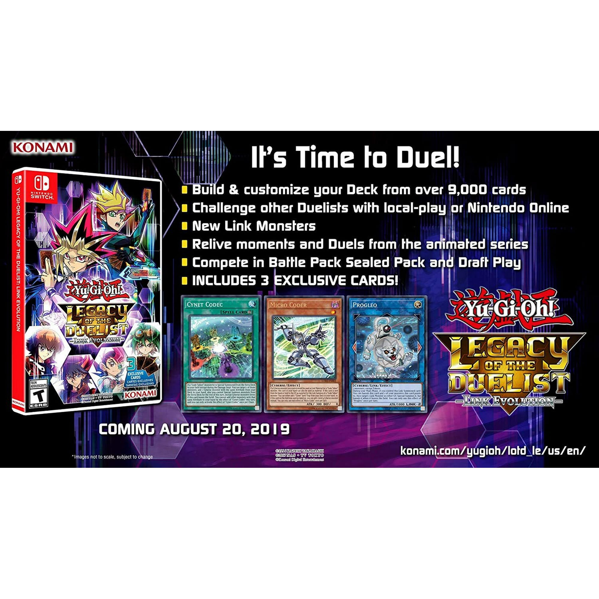 Yu Gi Oh Legacy of the Duelist Link Evolution Nintendo Switch Walmart