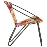 vidaXL Circle Chair Multicolors Chindi Fabric - Walmart.com