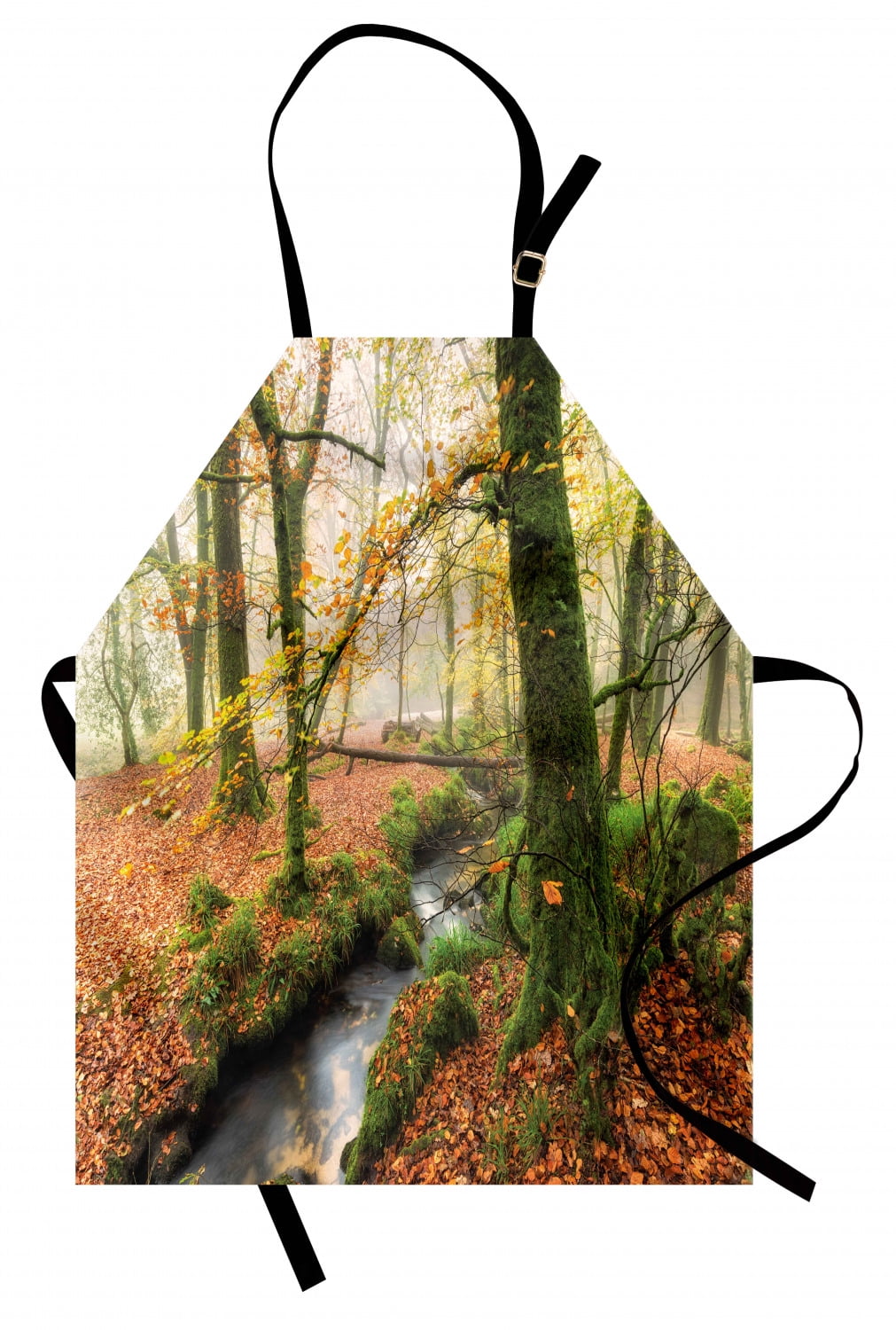 Woodland Apron Misty Autumn Woodland Stream at Golitha Falls on Bodmin ...