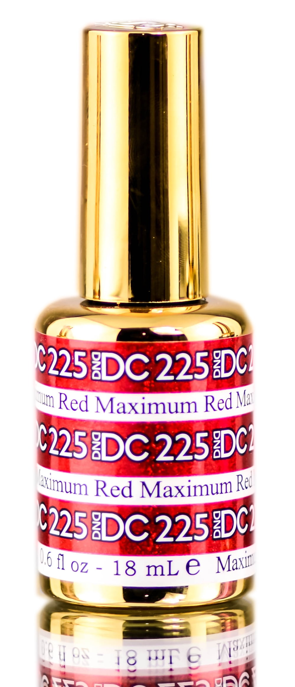 DND DC Mermaid Gel - Maximum Red (225) - Pack of 3 with Sleek Comb ...