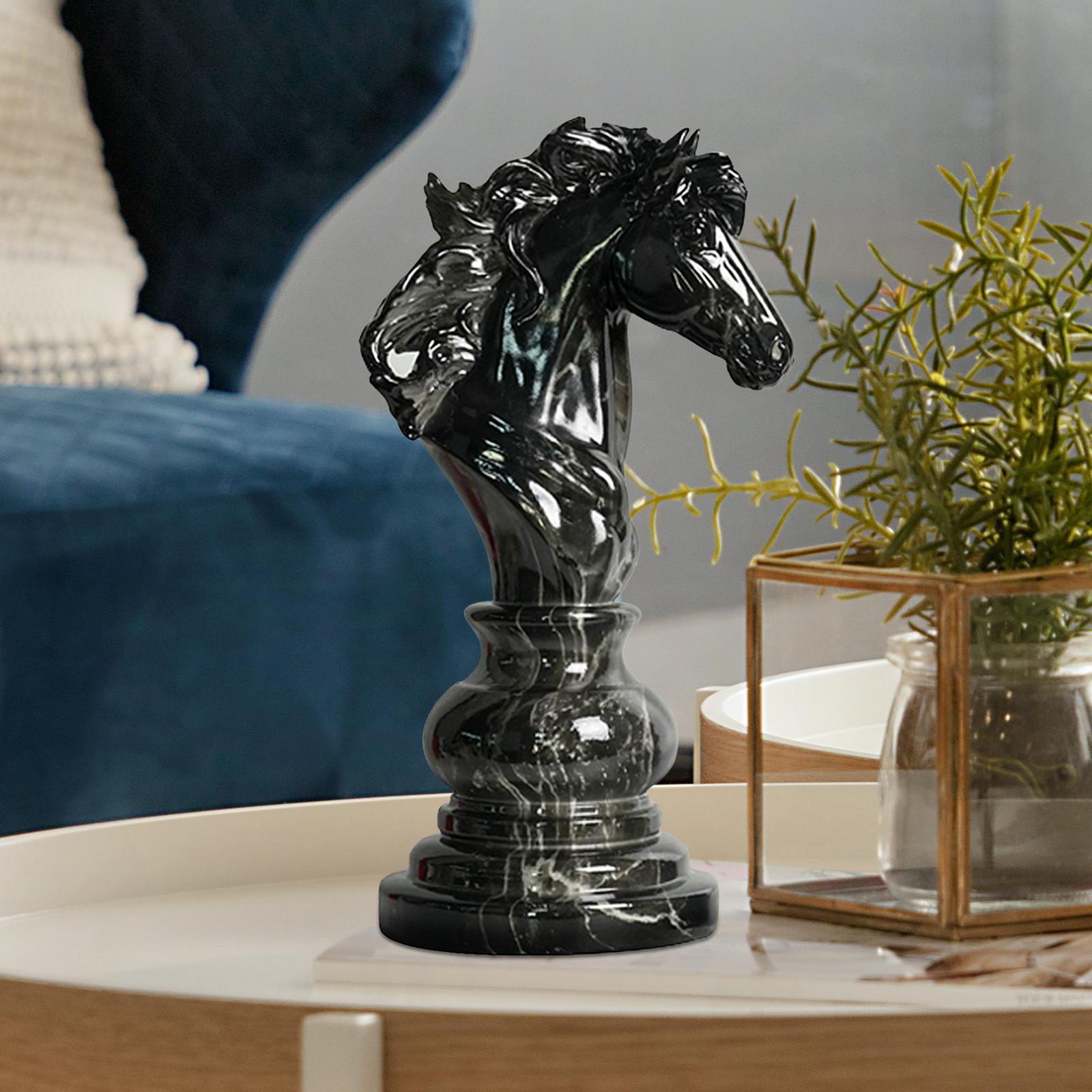 Chess Pieces Statue Sculpture Ornament Collectible Figurine Furnishing ...