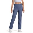 Boys Girls School Uniform Pants Kids Relaxed Fit Elastic Waist Twill ...