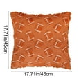 Euaioeiu Football Pattern Decorative Pillow Covers 18x18 Inches Soft ...