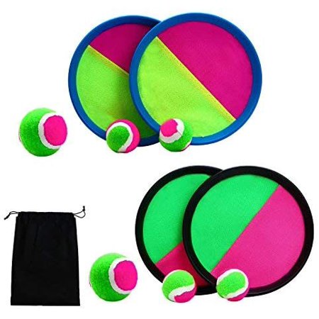 IGUOHAO Paddle Catch Ball and Toss Game Set Disc Toss and Catch Paddle ...