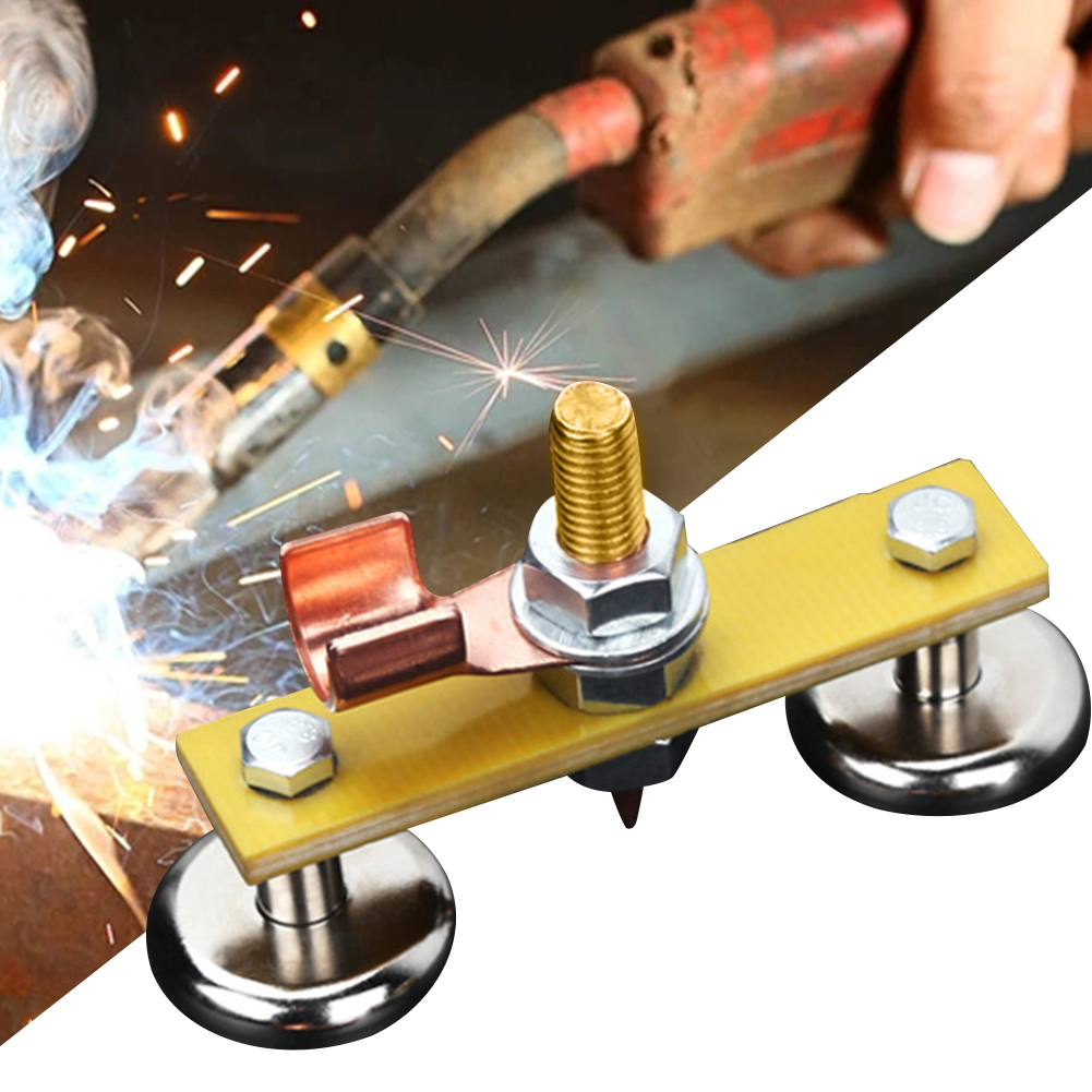 Grounding Rod Clamp,Small Magnet Head Rust-Proof Alloy Welding Ground ...