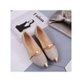 Funcee Elegant Women Pointed Toe Low Heels Frosted Shoes - Walmart.com