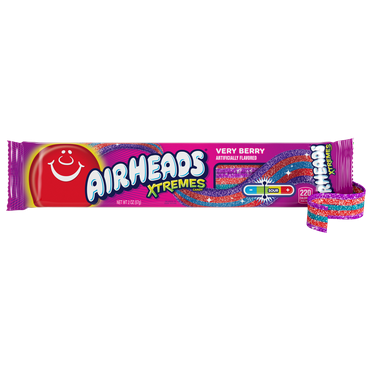 Airheads Xtremes Sour Candy Bites - Chewy Bluest Raspberry Flavor, 6-oz ...