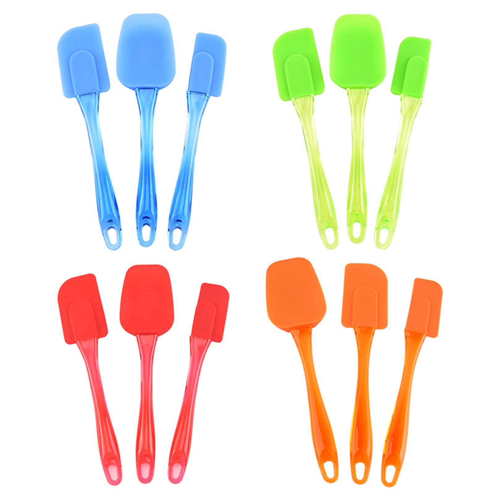 Travelwant 3Pcs/Set Silicone Spatulas, Small Rubber Spatula Seamless ...