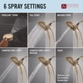 6-Setting In2ition 2-in-1 Dual Shower with Handheld High ProClean ...
