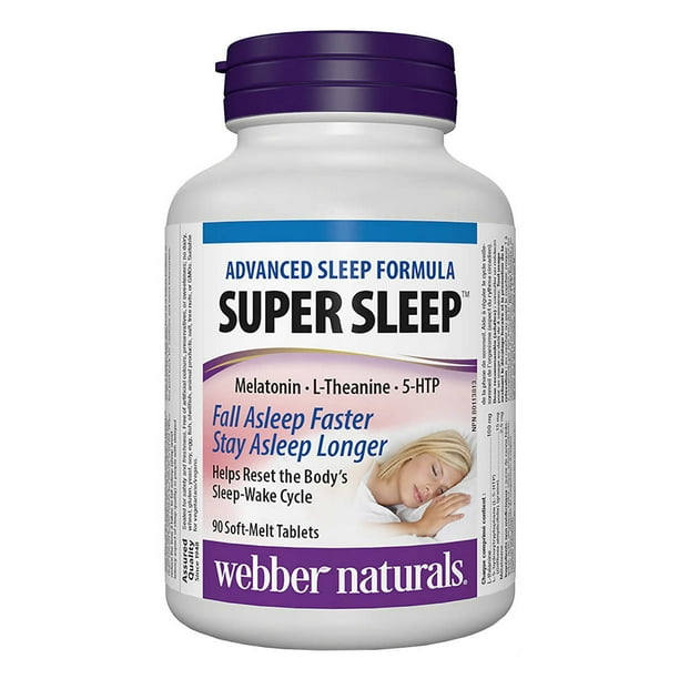 webber naturals Super Sommeil 90 Comprimés Soft-Melt - Walmart.ca