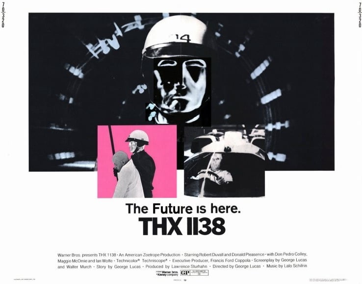 THX-1138 - movie POSTER (Half Sheet Style A) (22" x 28") (1970 ...