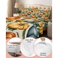 4 Piece Queen Sheet Set Thanksgiving Sheets Set for Queen Size Bed ...